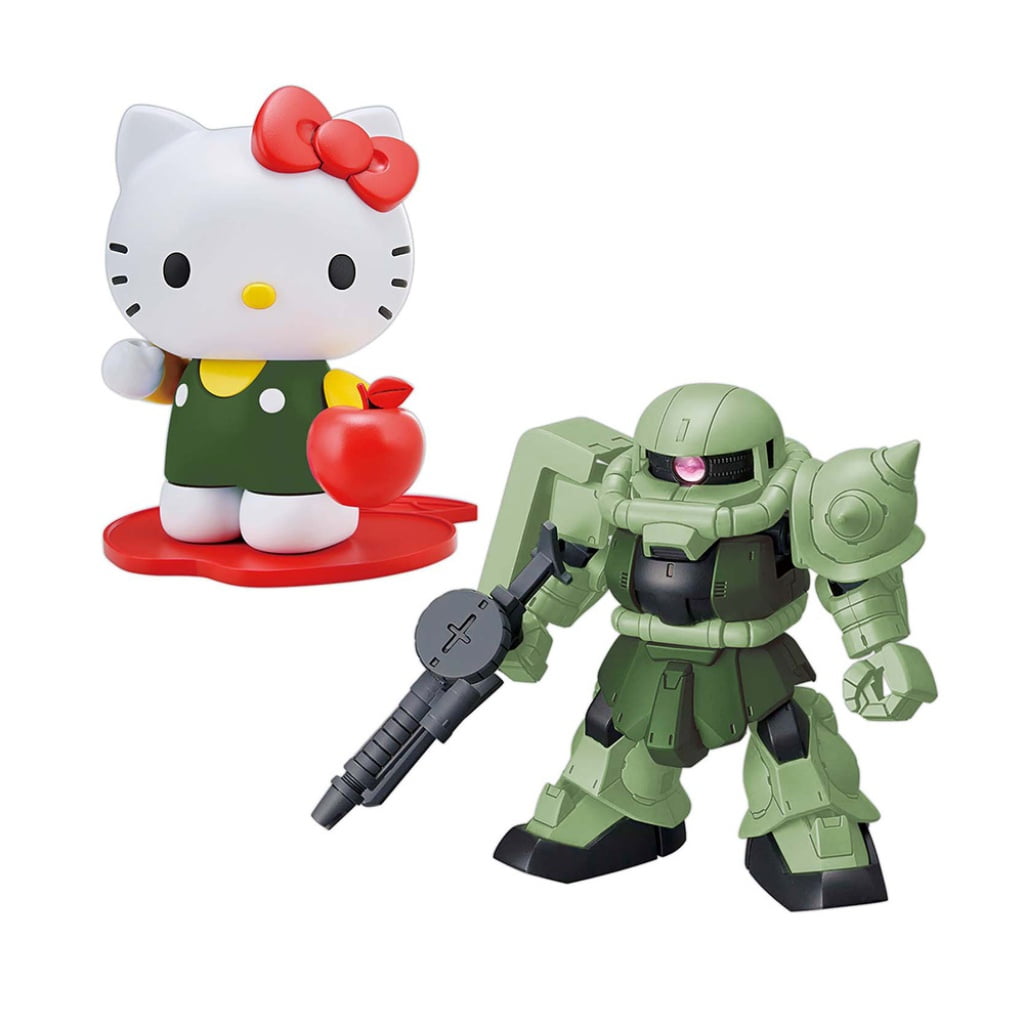 Sd Gundam Cross Silhouette Hello Kitty Ms 06s Zaku Ii Rise Of Gunpla